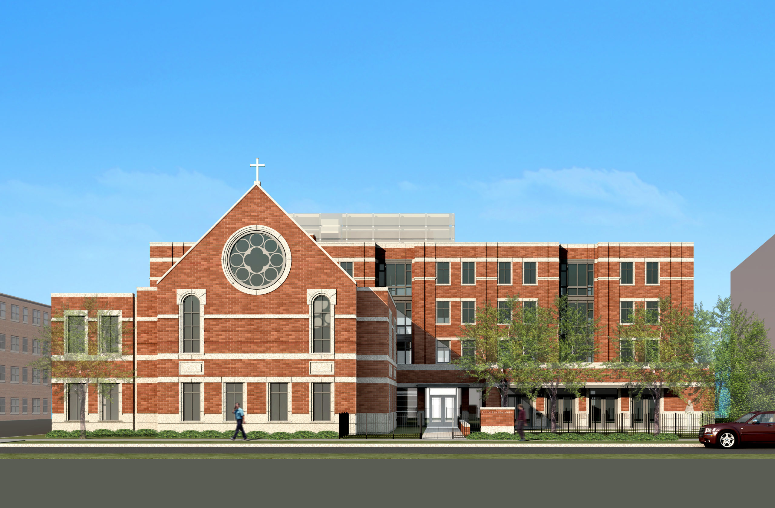 New Building at Saint Joseph College Seminary - Henry Bros. Co.